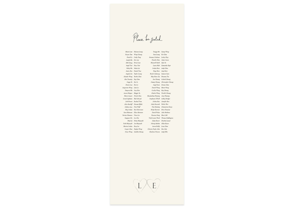 Handwritten Set - Fabric Table Plan – Ten Story Stationery